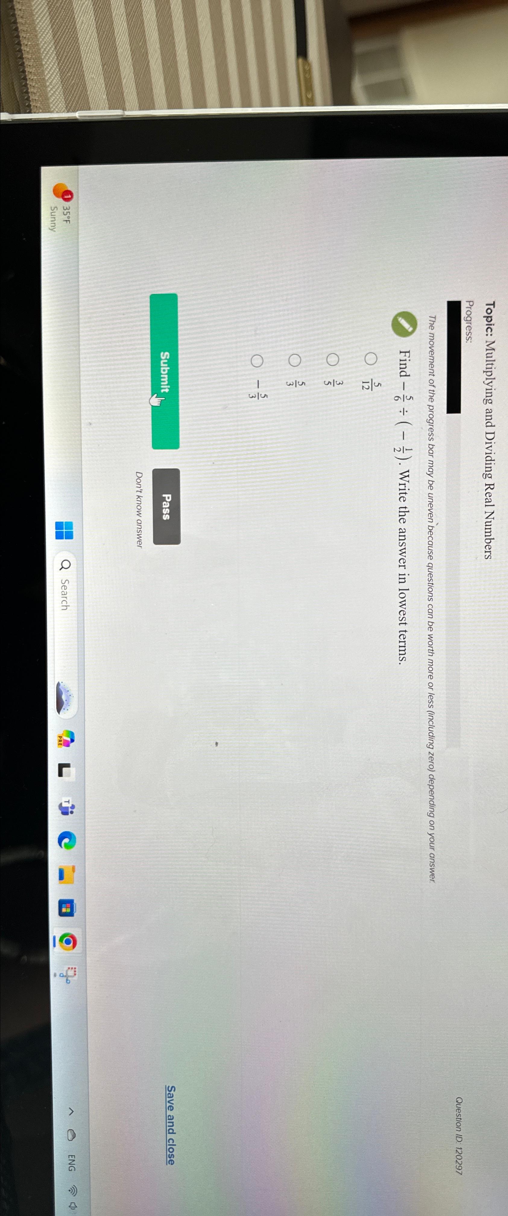Solved Topic: Multiplying and Dividing Real | Chegg.com