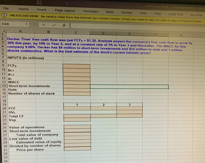 Solved File Home Insert Page Layout Formulas Data Review | Chegg.com