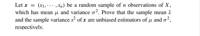 Solved Let x=(x1,cdots,xn) ﻿be a random sample of n | Chegg.com