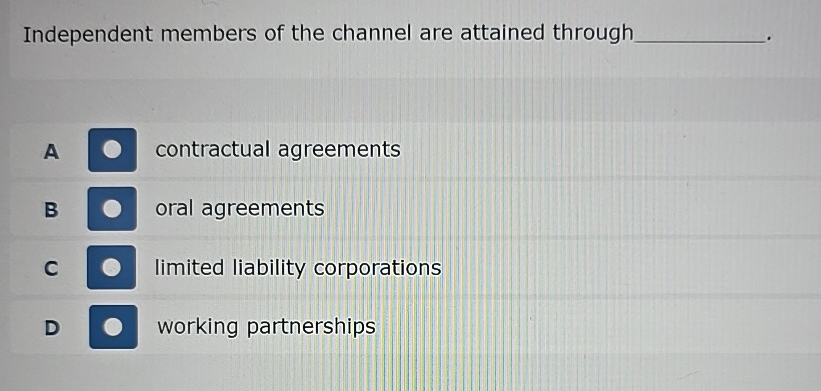 Solved Independent members of the channel are attained | Chegg.com