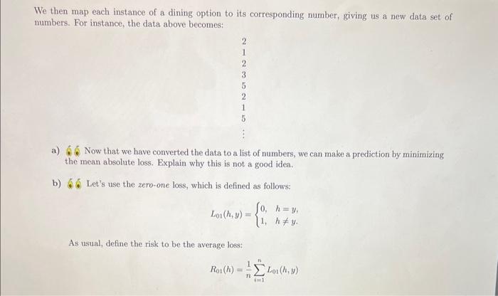 Solved We have so far been concerned with predicting | Chegg.com