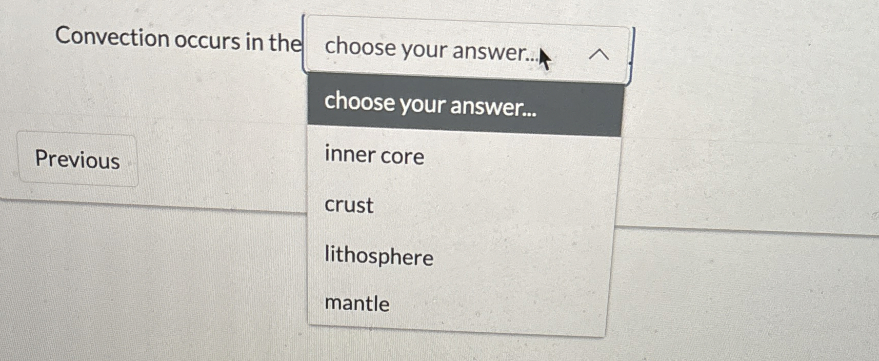 Solved Convection occurs in the choose your answer...choose | Chegg.com