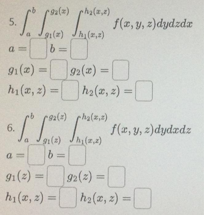 Solved Express the integral ∭Ef(x,y,z)dV as an iterated | Chegg.com