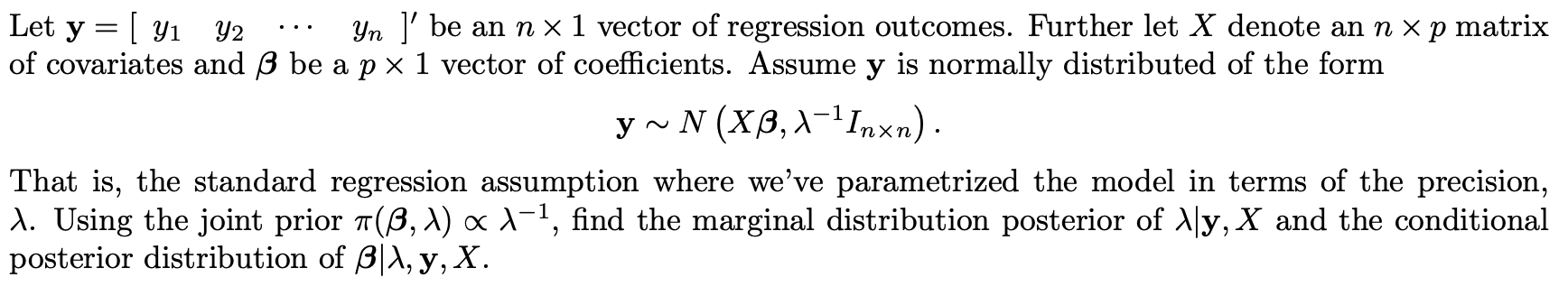 Let y = [ ﻿y1 ﻿y2 ··· ﻿yn ]′ ﻿be an n\times 1 ﻿vector | Chegg.com