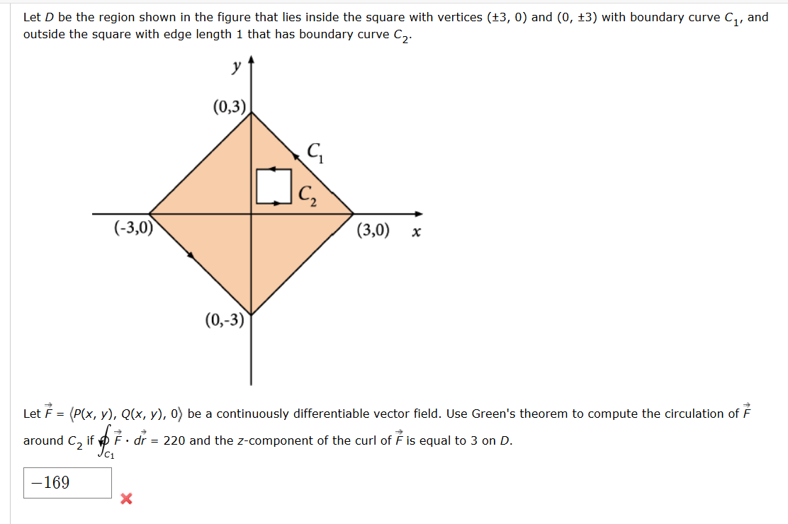 Solved Let D be ﻿the region shown in ﻿the figure that lies | Chegg.com