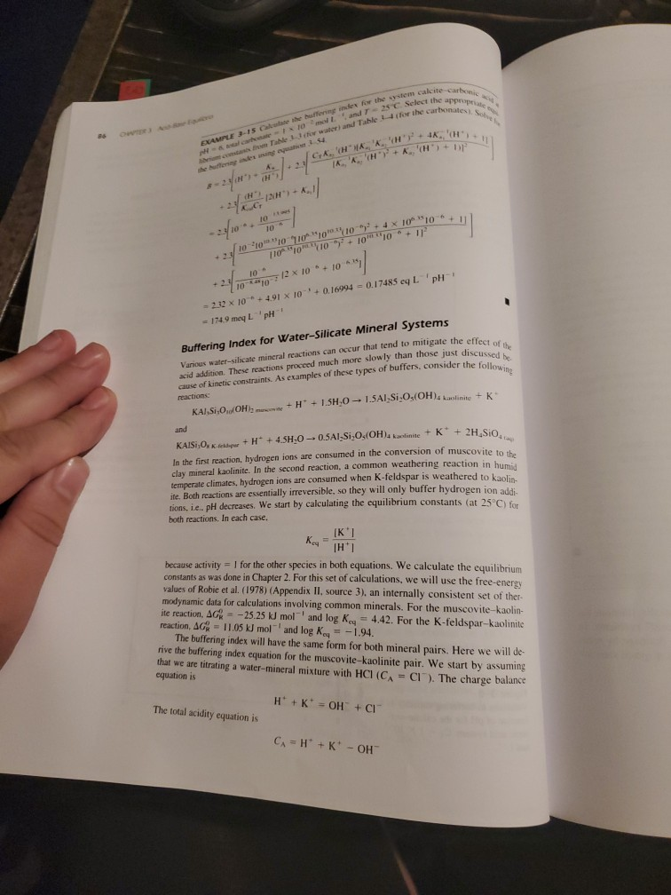 Solved spreadshe 42. Calculate the buffering index for the | Chegg.com