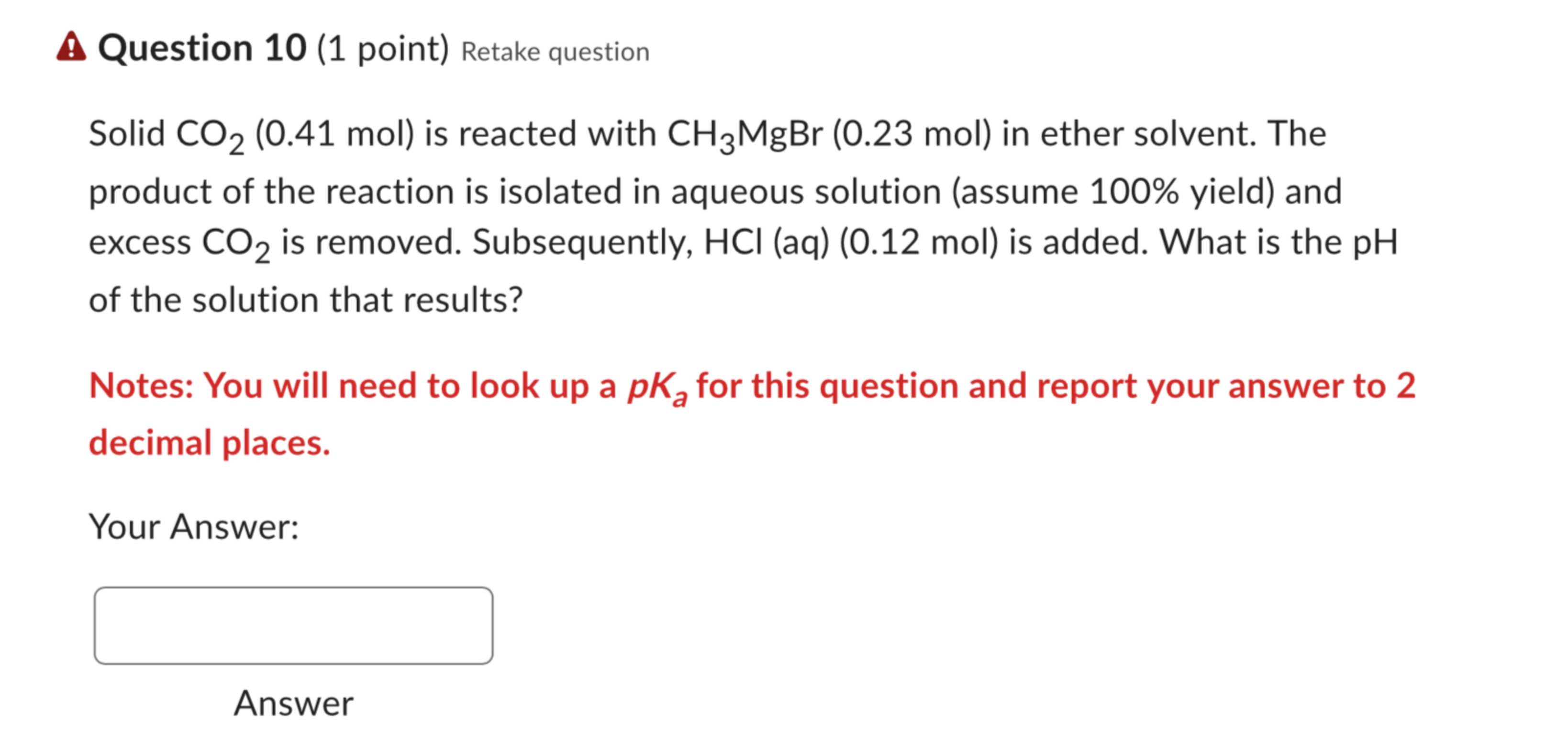 Solved Question 10 (1 ﻿point) ﻿Retake questionSolid | Chegg.com