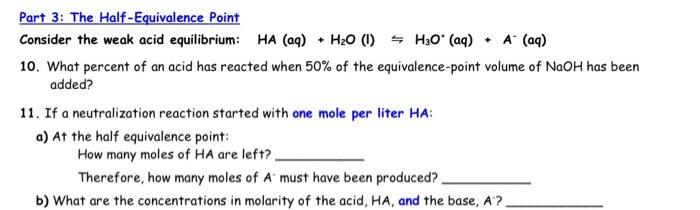 Solved Consider the weak acid equilibrium: | Chegg.com