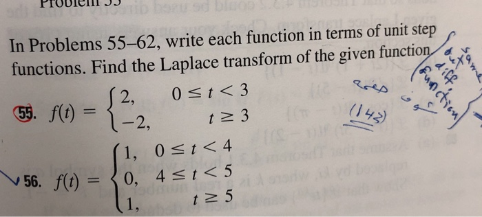 Solved In Problems 55–62, write each function in terms of | Chegg.com