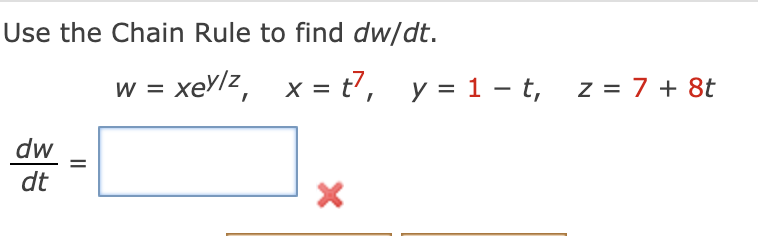 Solved Use the Chain Rule | Chegg.com