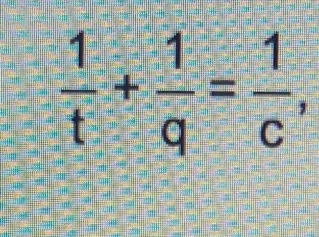 Solved 1t+1q=1c | Chegg.com