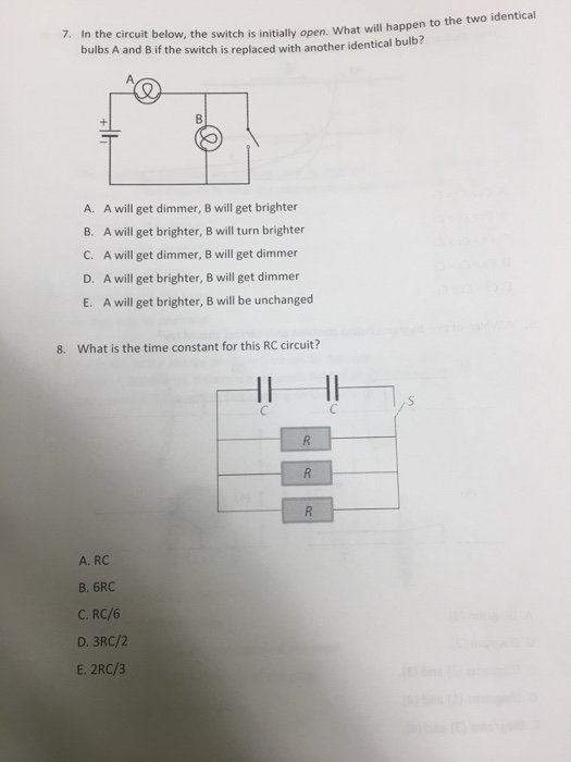 Solved 1. A circuit containing a resistor R, an uncharged | Chegg.com