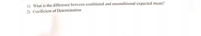 Solved What is the difference between conditional and | Chegg.com