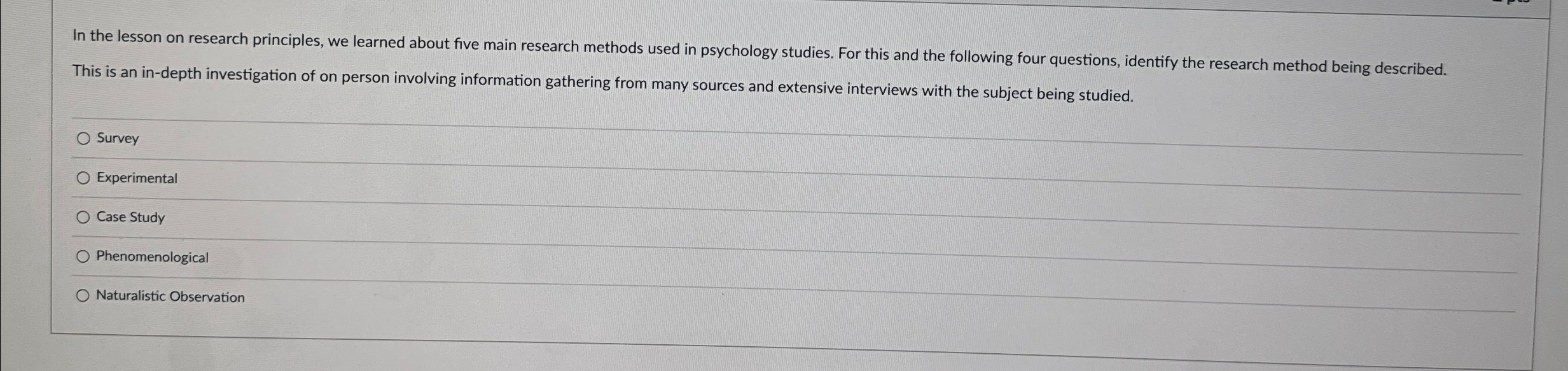 Solved In the lesson on research principles, we learned | Chegg.com