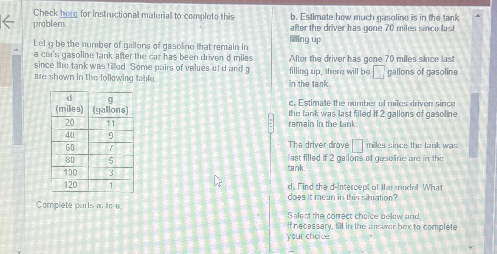 Solved Check here for instructional material to complete | Chegg.com