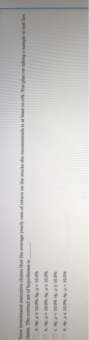 Solved An Example Of Statistical Inference Is O A Chegg