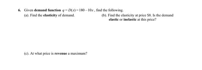 Solved 5 Given Function F X X2 11 Do The Following A