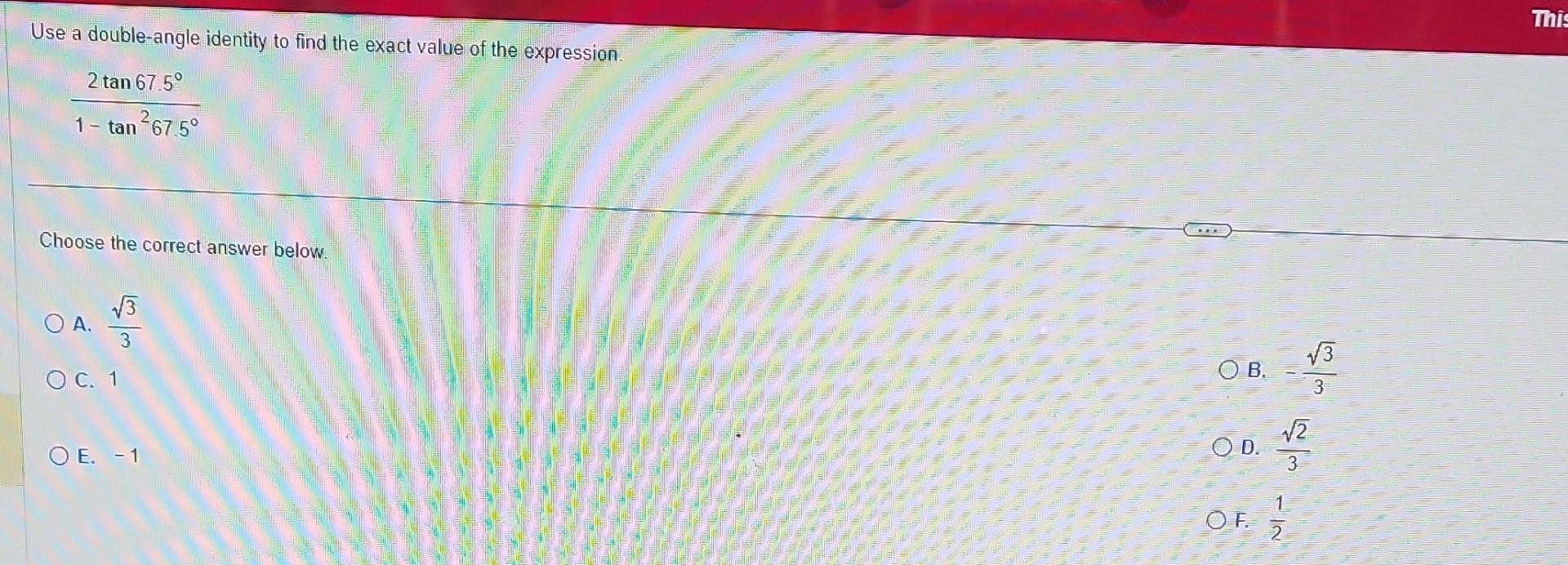 Solved Use a double-angle identity to find the exact value | Chegg.com