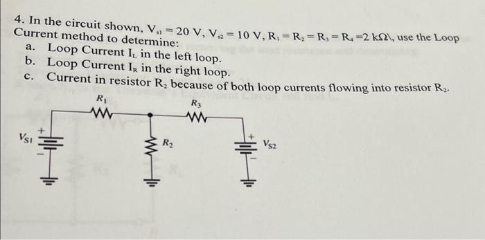 Solved 4- I need it ASAP4. In the circuit shown, V₁₁ = 20 | Chegg.com