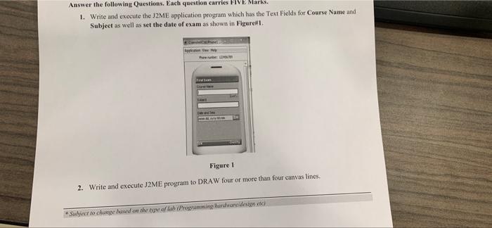 Solved Answer the following Questions. Each question carries | Chegg.com