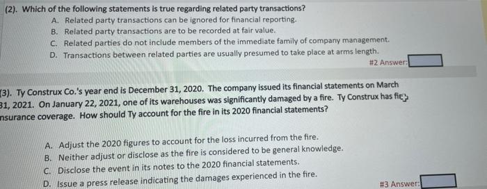 Solved (1). The note disclosure presented below is an | Chegg.com