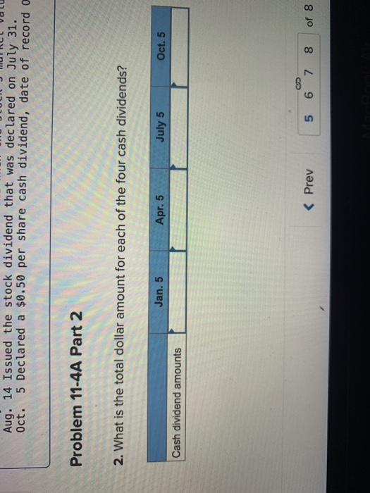 Solved pter 11 Required information Problem 11-4A Analysis | Chegg.com