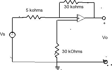 Solved Calculate the voltage ratio Vo/Vs for the op amp | Chegg.com