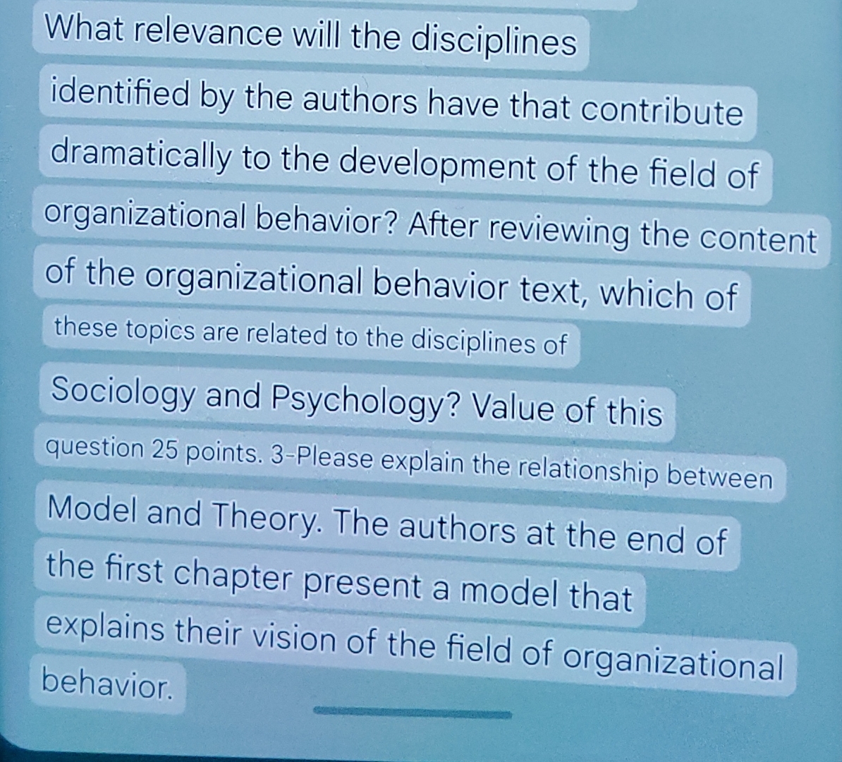 Solved 2-Please explain your understanding of what the | Chegg.com