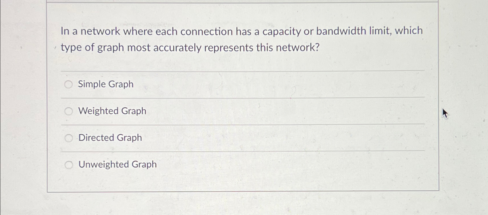 Solved In a network where each connection has a capacity or | Chegg.com