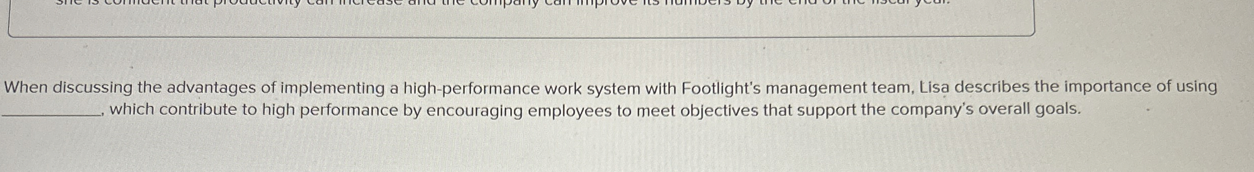Solved When discussing the advantages of implementing a | Chegg.com