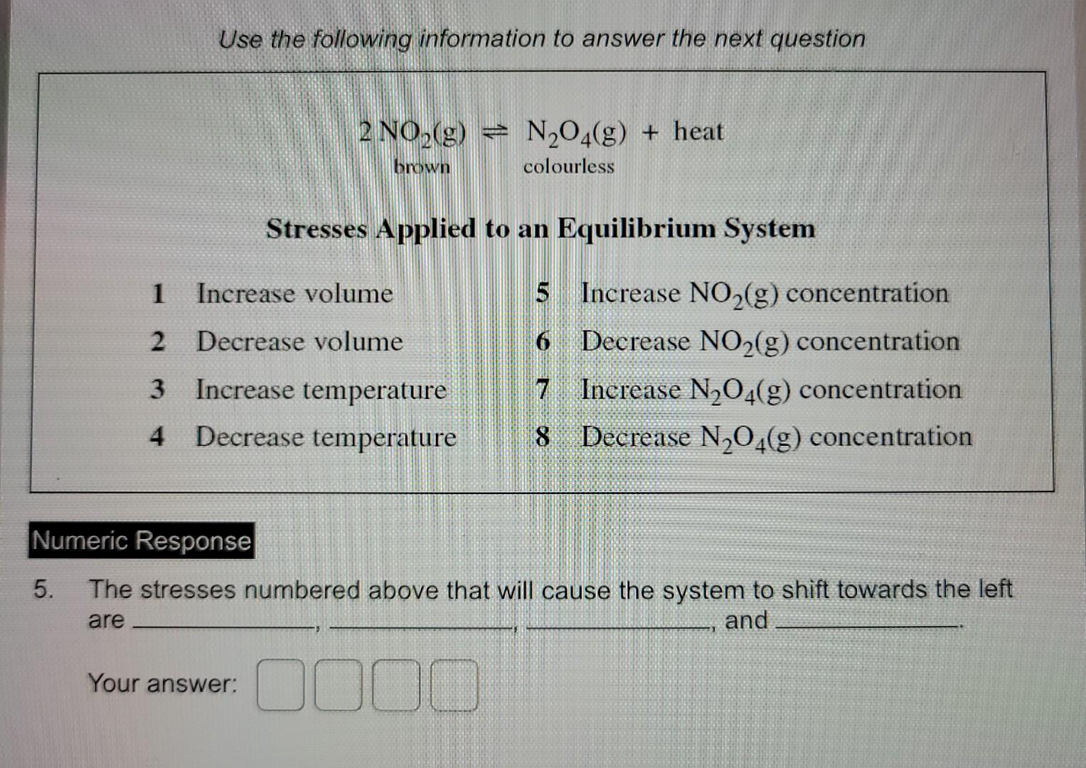 Solved Use the following information to answer the next | Chegg.com