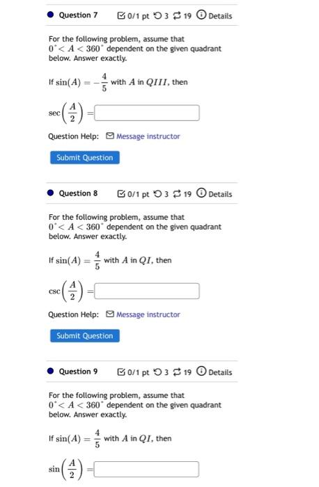 Solved For the following problem, assume that 0∘ | Chegg.com