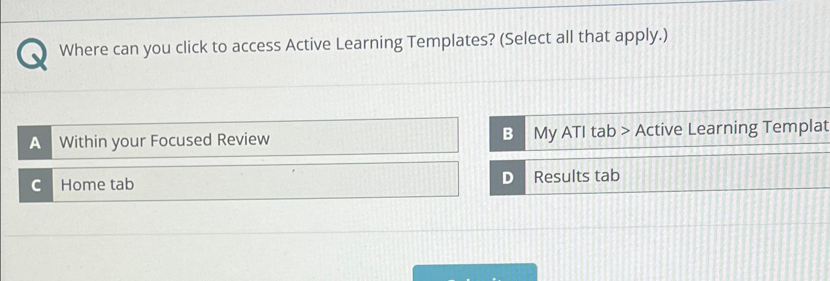 Solved Where can you click to access Active Learning | Chegg.com