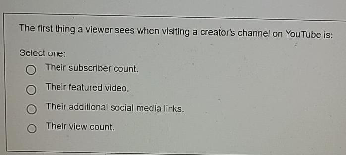 Solved The first thing a viewer sees when visiting a | Chegg.com