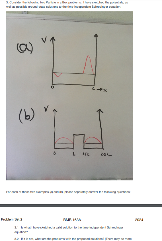 Solved Consider the following two Particle in a Box | Chegg.com