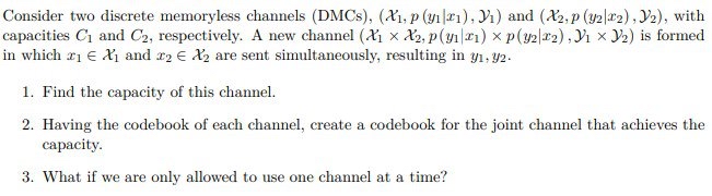 Solved by an EXPERT (Only answer part 2 ﻿and 3)Consider two discrete | Chegg.com