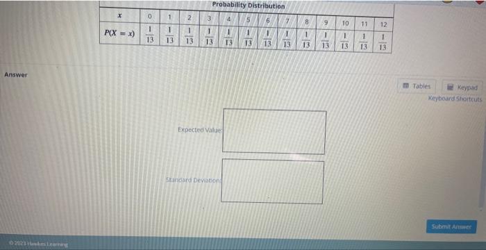 Solved Answer Expected Value | Chegg.com