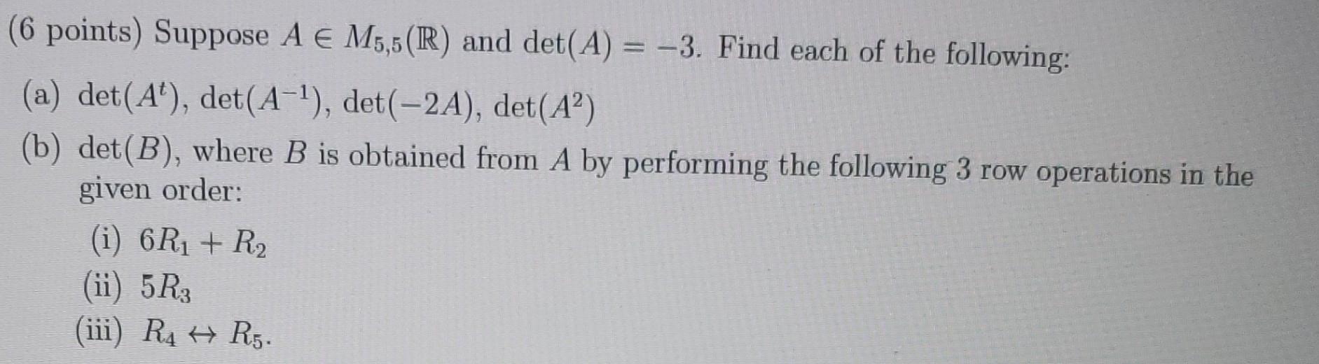 Solved linear algebra. you may use software to find RREF of | Chegg.com