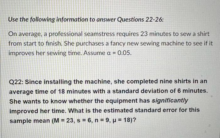Solved Use the following information to answer Questions | Chegg.com