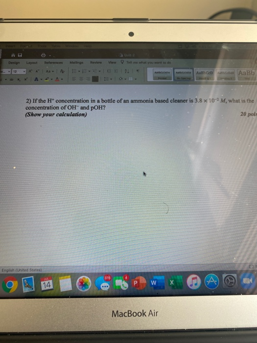 Solved Design Layout References Malling Review view Tell me | Chegg.com