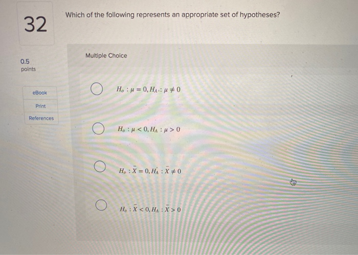 Solved Which of the following represents an appropriate set | Chegg.com