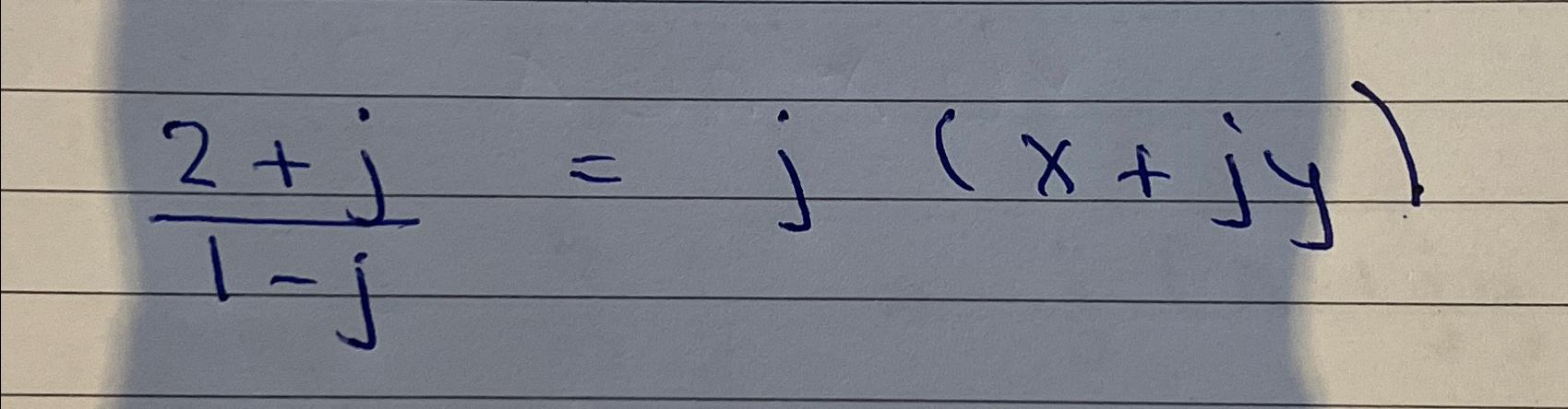 2+j1-j=j(x+jy) | Chegg.com