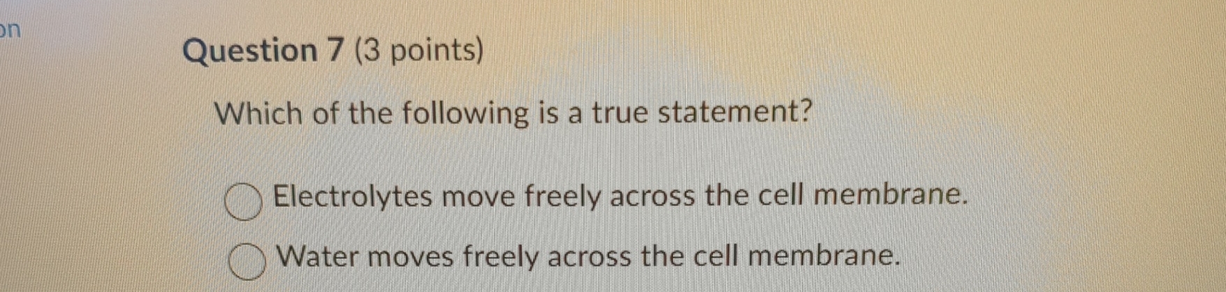 Solved Question 7 (3 ﻿points)Which of the following is a | Chegg.com