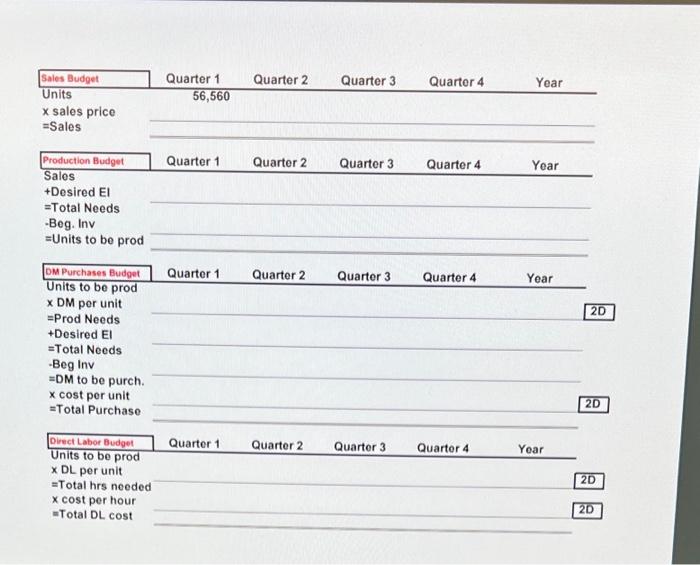 Solved Exercise 1) Using the template provided to you, | Chegg.com