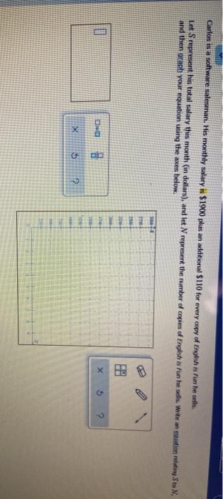 Solved Carlos is a software salesman. His monthly salary is | Chegg.com