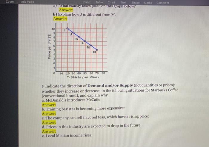 Solved 5. Interpret the graph by answering the following | Chegg.com
