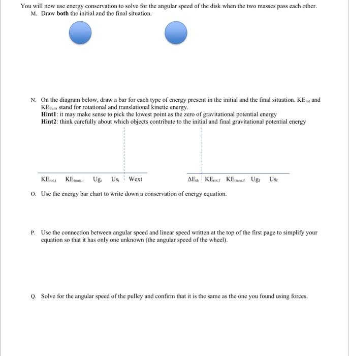 Solved III. More practice with rotational dynamics Consider | Chegg.com