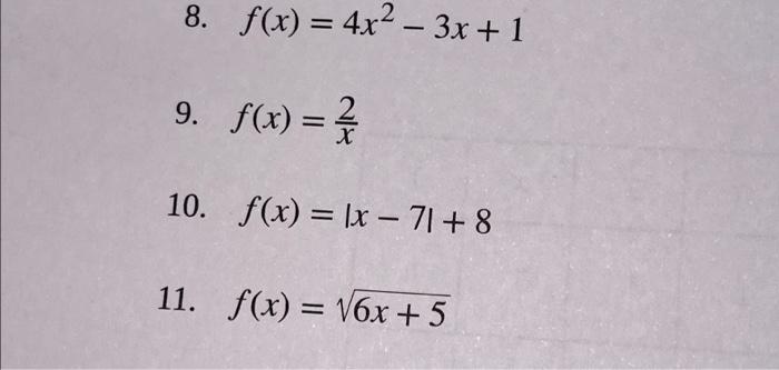 Solved For the following exercises, find the values for each | Chegg.com