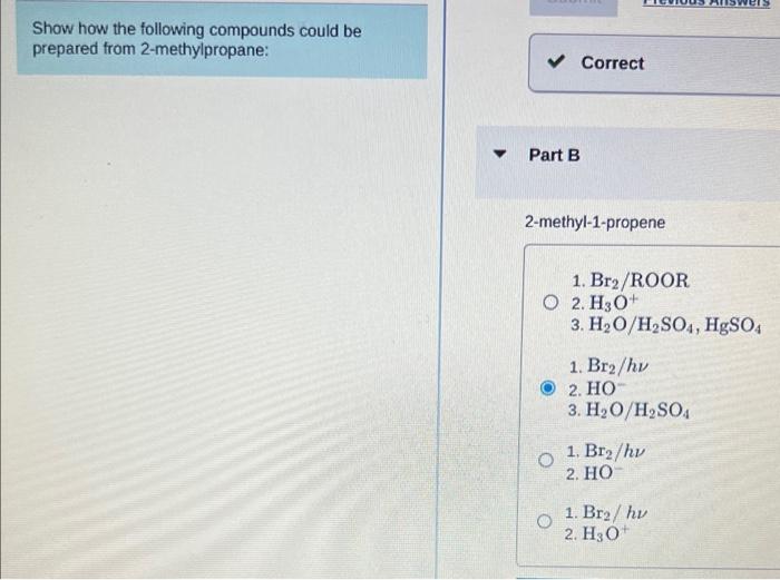 Solved Show how the following compounds could be prepared | Chegg.com