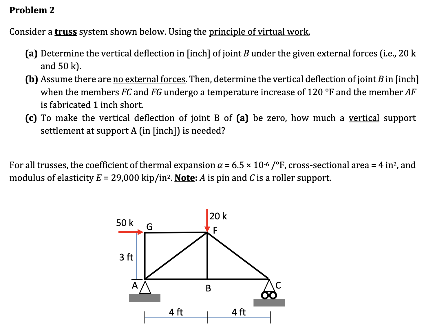 Problem 2Consider a truss system shown below. Using | Chegg.com Problem 2Consider a truss system shown below. Using | Chegg.com